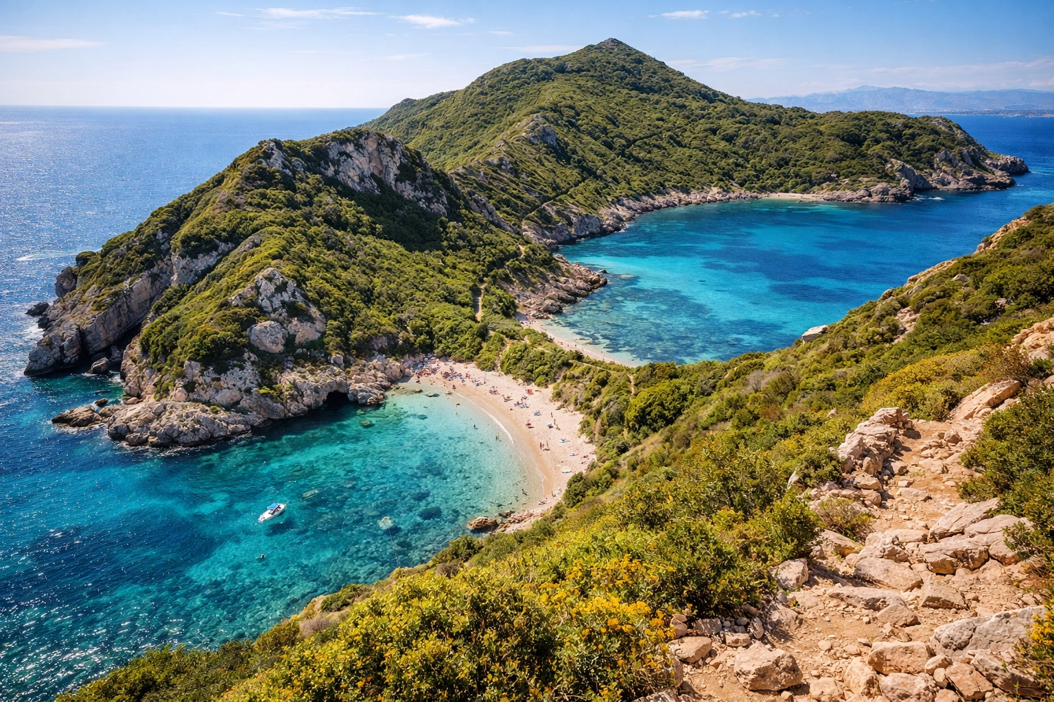 Pirate Beach in Afionas (Porto Timoni) - Complete Guide - Corfu Moments